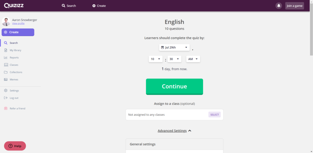Using Quizizz in the Classroom - Aaron.kr